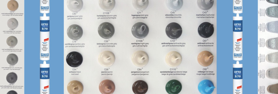 Professional Mastic Man Services - Colour Chart